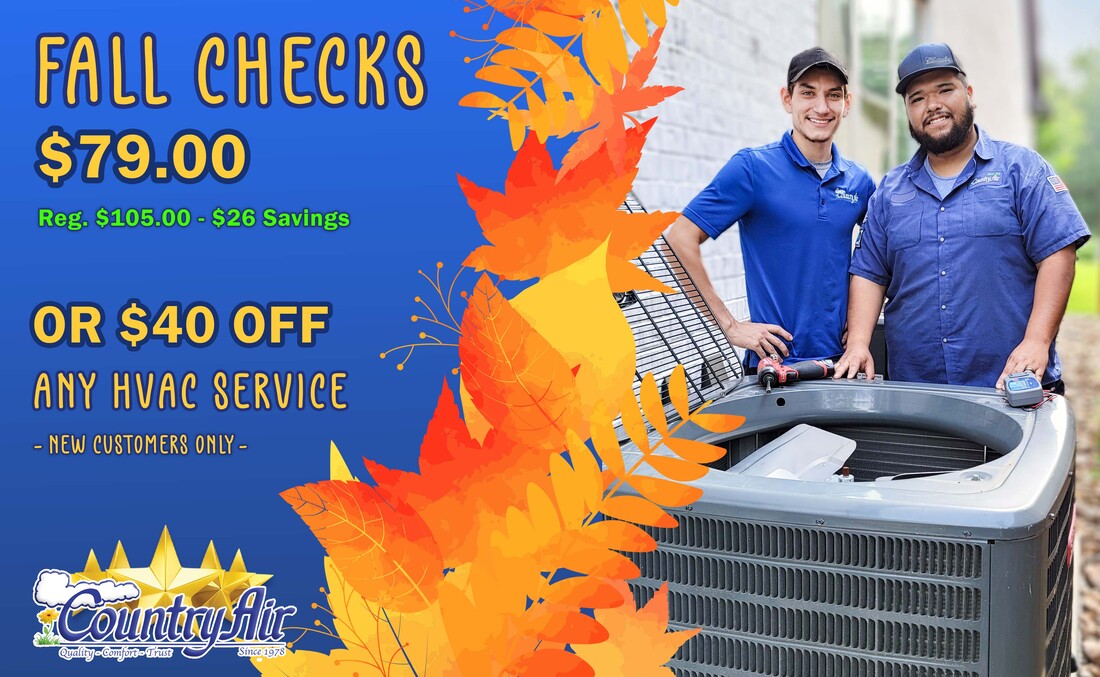 Fall HVAC Maintenance: Why Do It? - Country Air